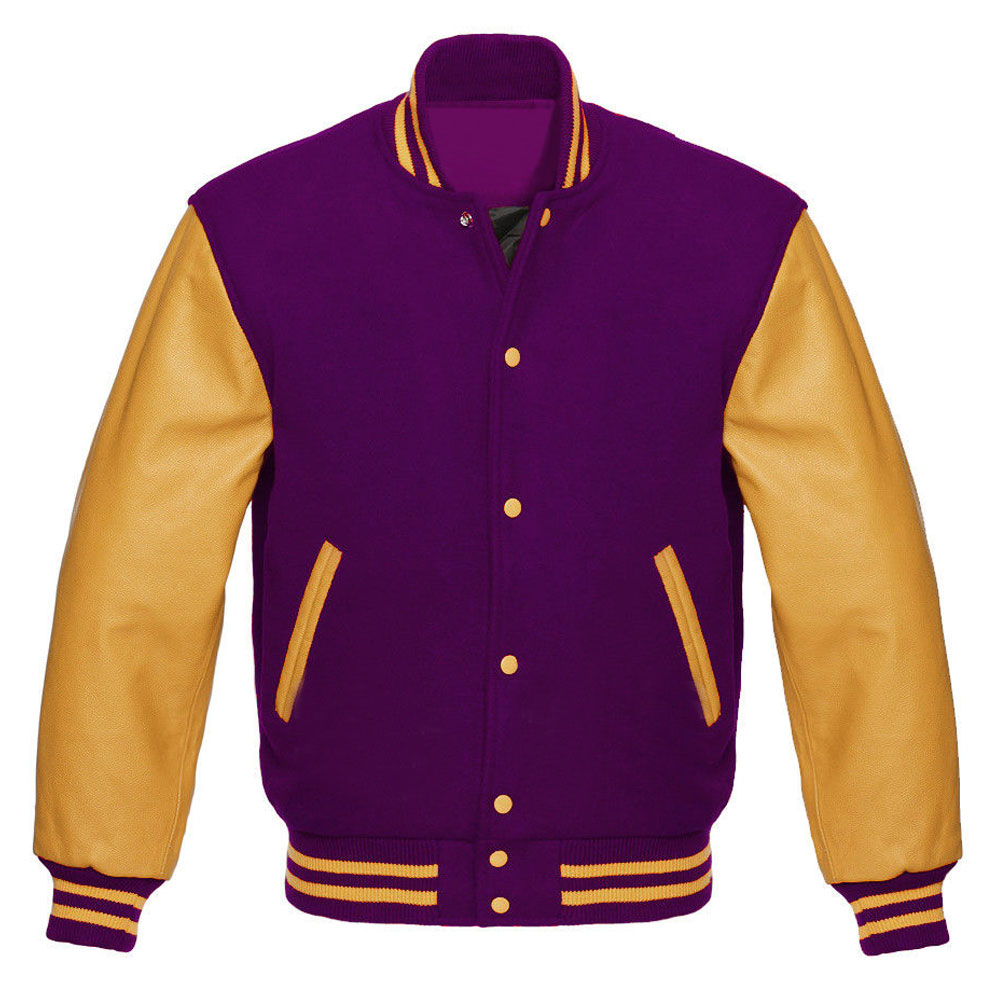 College woolen leather men’s school varsity jackets