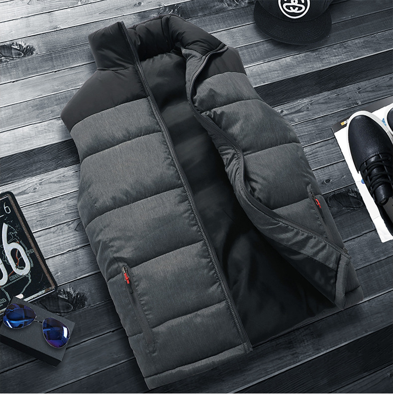 Company uniform work puffer vest for men