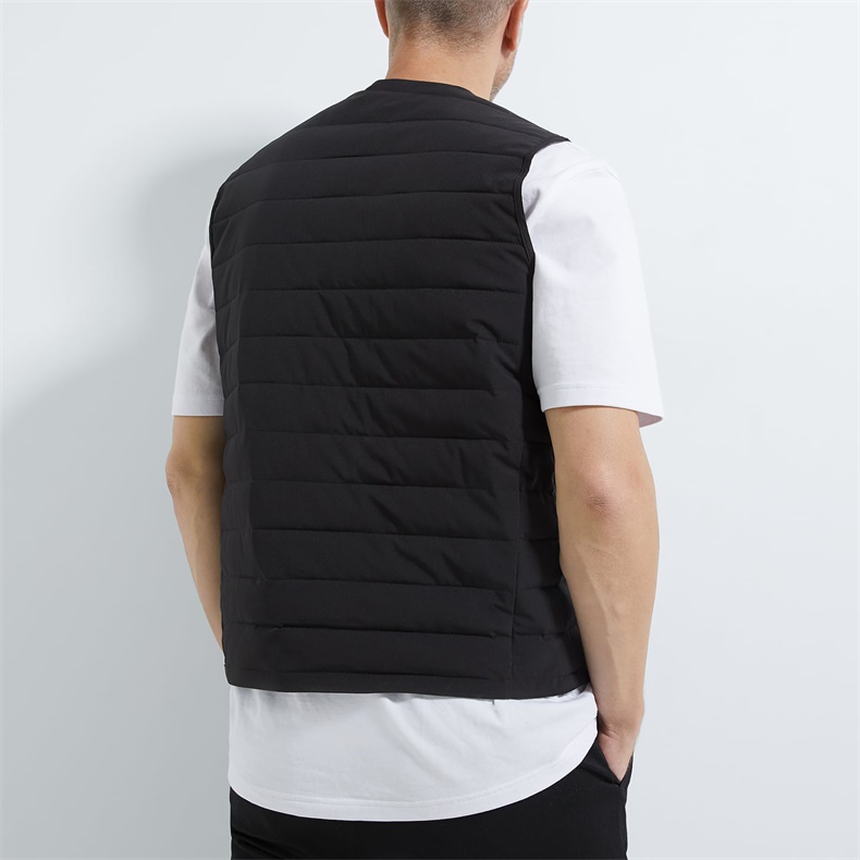 Custom lightweight v-neck puffer vests