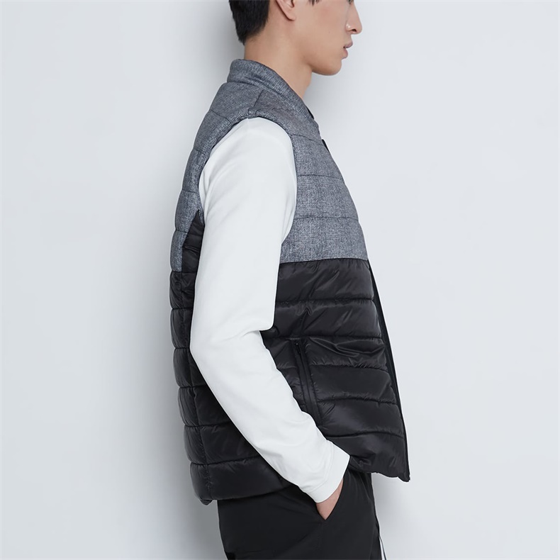 Custom winter puffer vest for men