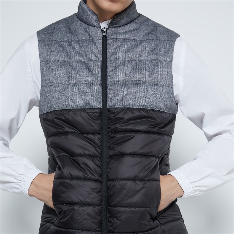 Custom winter puffer vest for men