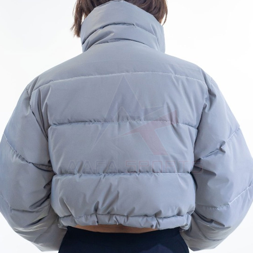 Fashion Warm Shiny Padded Short Puffer Jacket