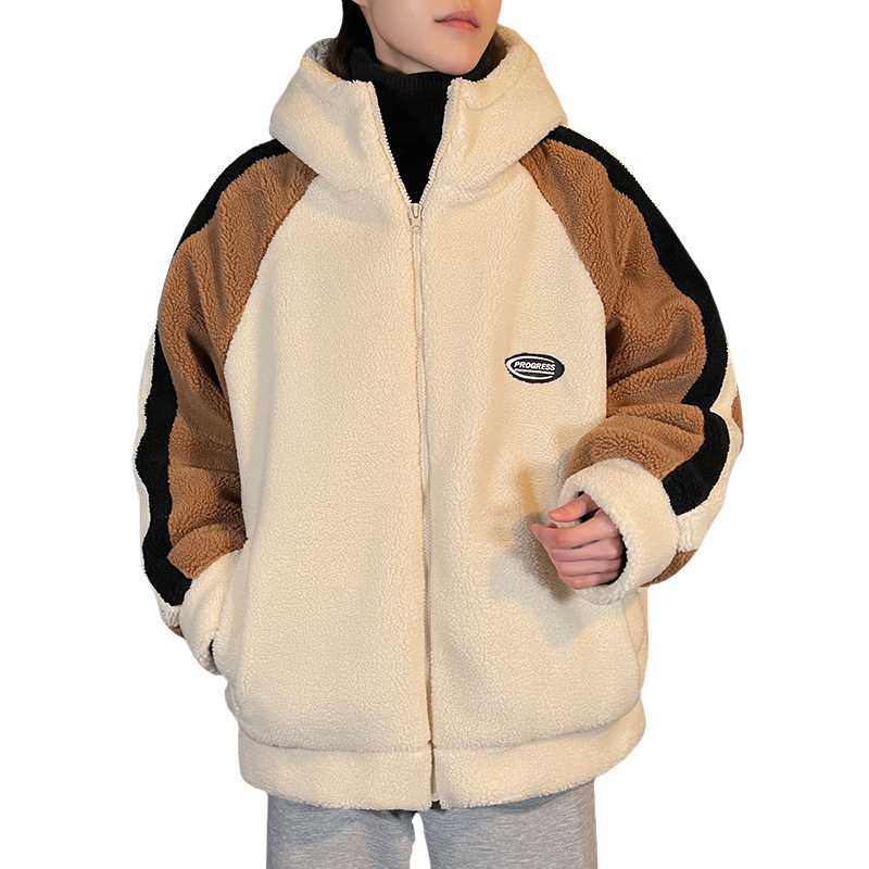 Ins warm Japanese retro fleece jackets