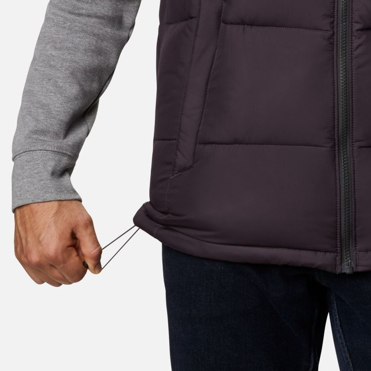 Latest design black mens puffer vest