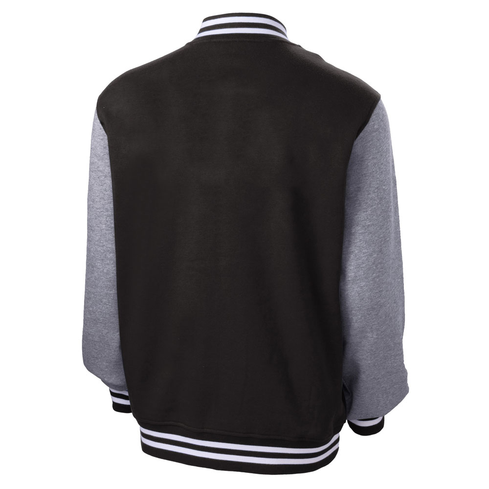 Long sleeve men leather varsity jackets