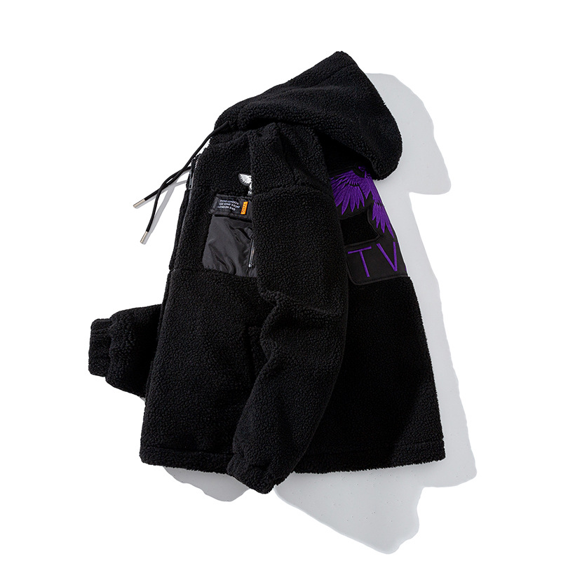 Loose hooded ins country tide fleece jackets