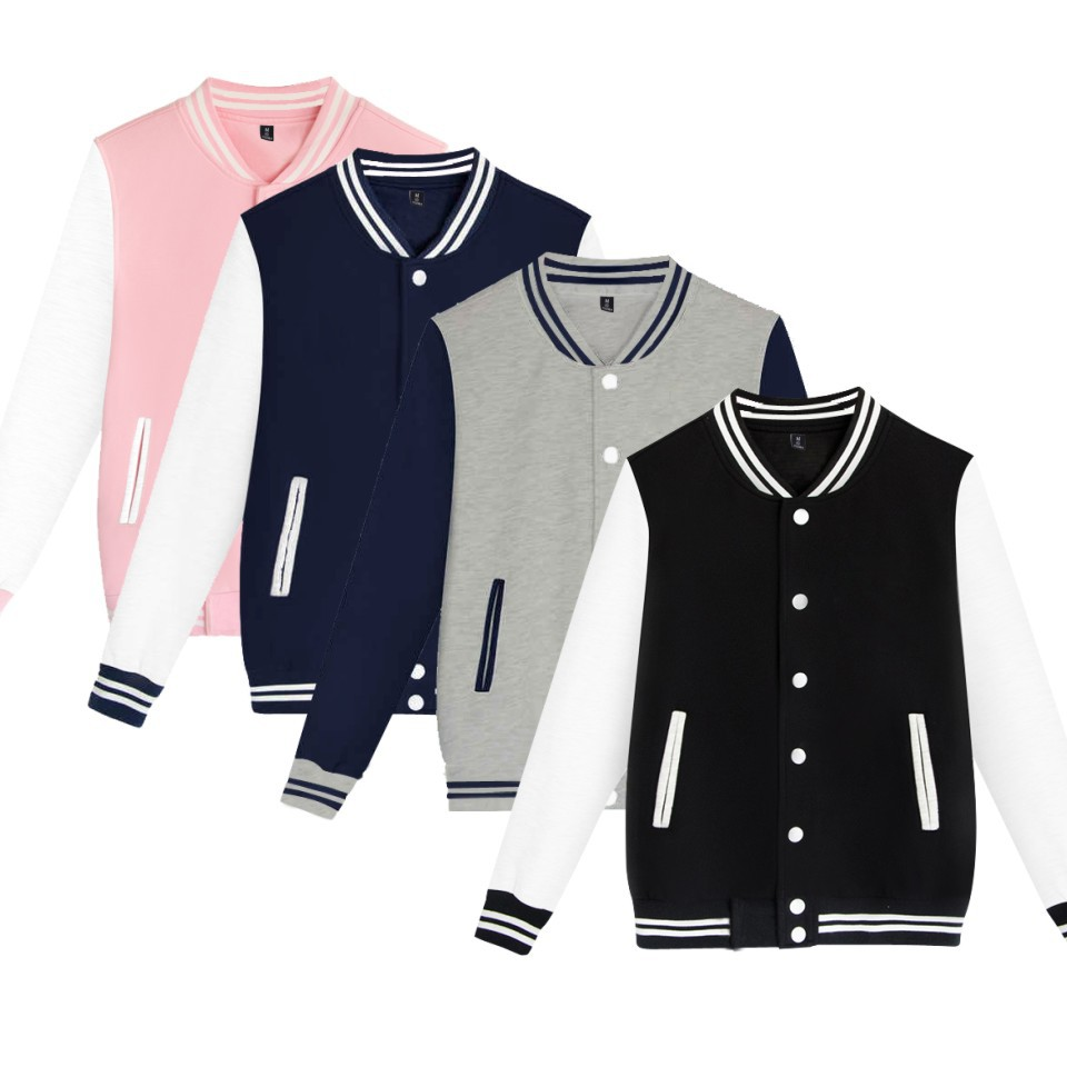 Polyester varsity jacket for men and women