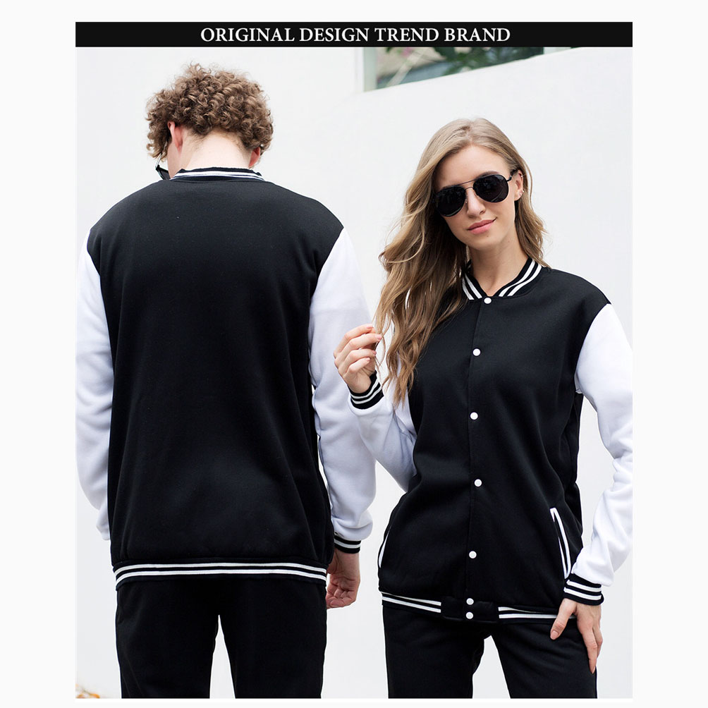 Polyester varsity jacket for men and women