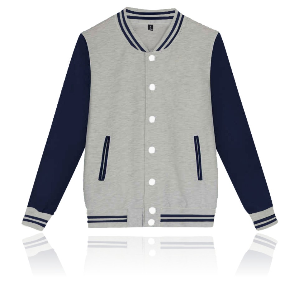 Polyester varsity jacket for men and women