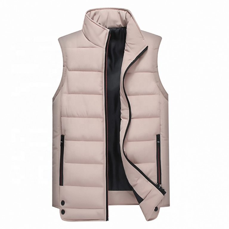 Uniform work puffer vest with custom logo
