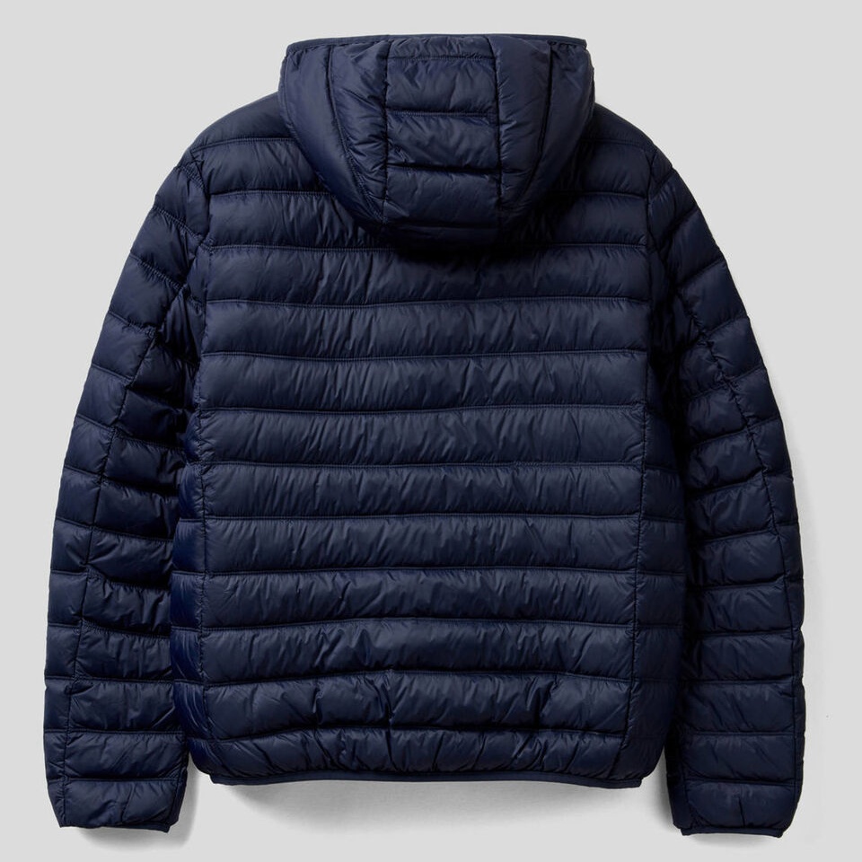 Long sleeve solid zipper puffer jacket